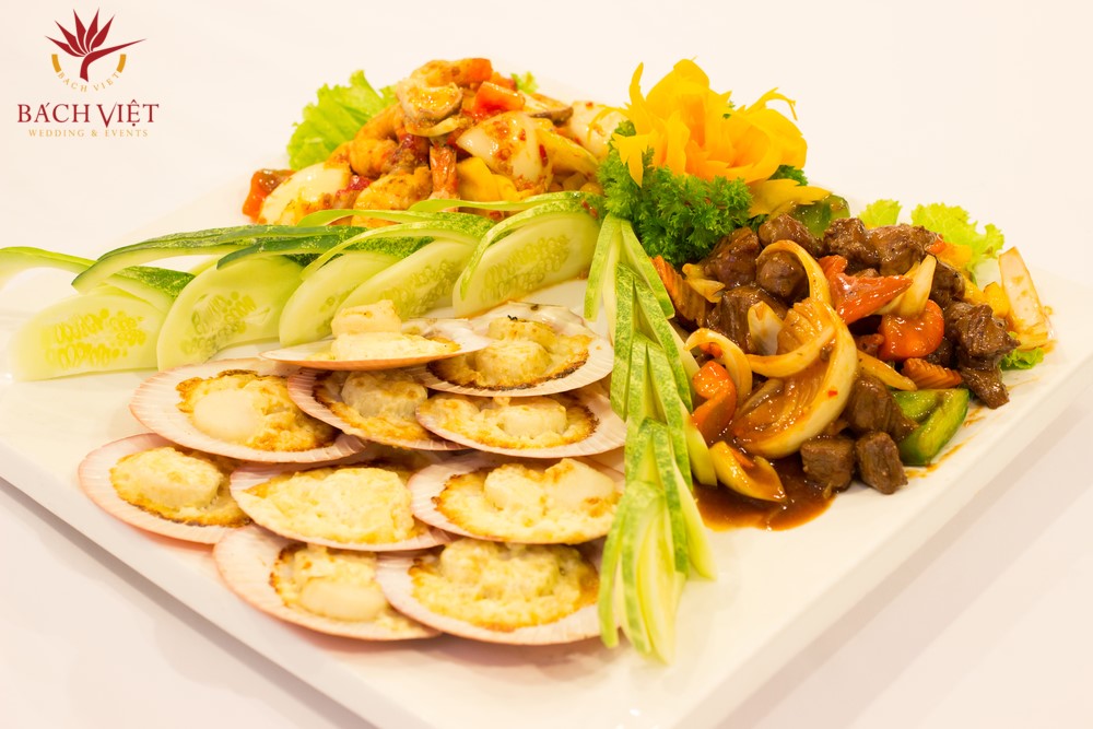 Thực đơn đám cưới - Nhà hàng tiệc cưới Bách Việt đẹp và sang trọng - Quận 1